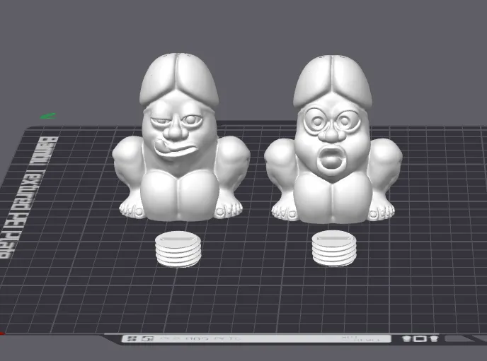 salt-pepper-shakers-dicky-v2 - Free 3D Print Model - MakerWorld