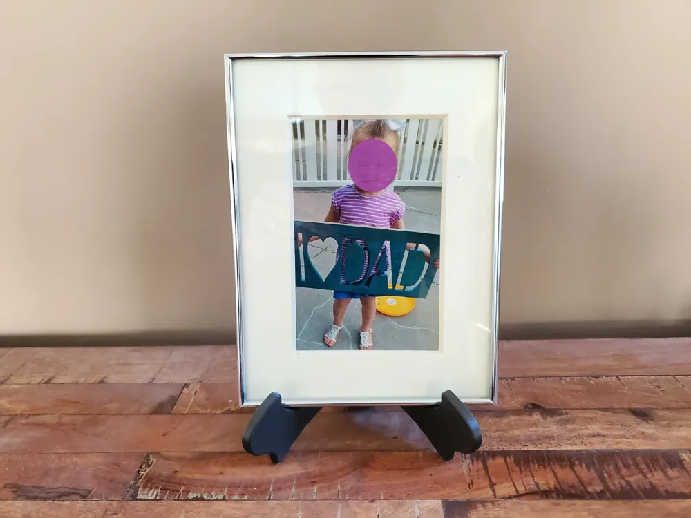Decorative Picture or Plate Stand / Easel - Free 3D Print Model ...