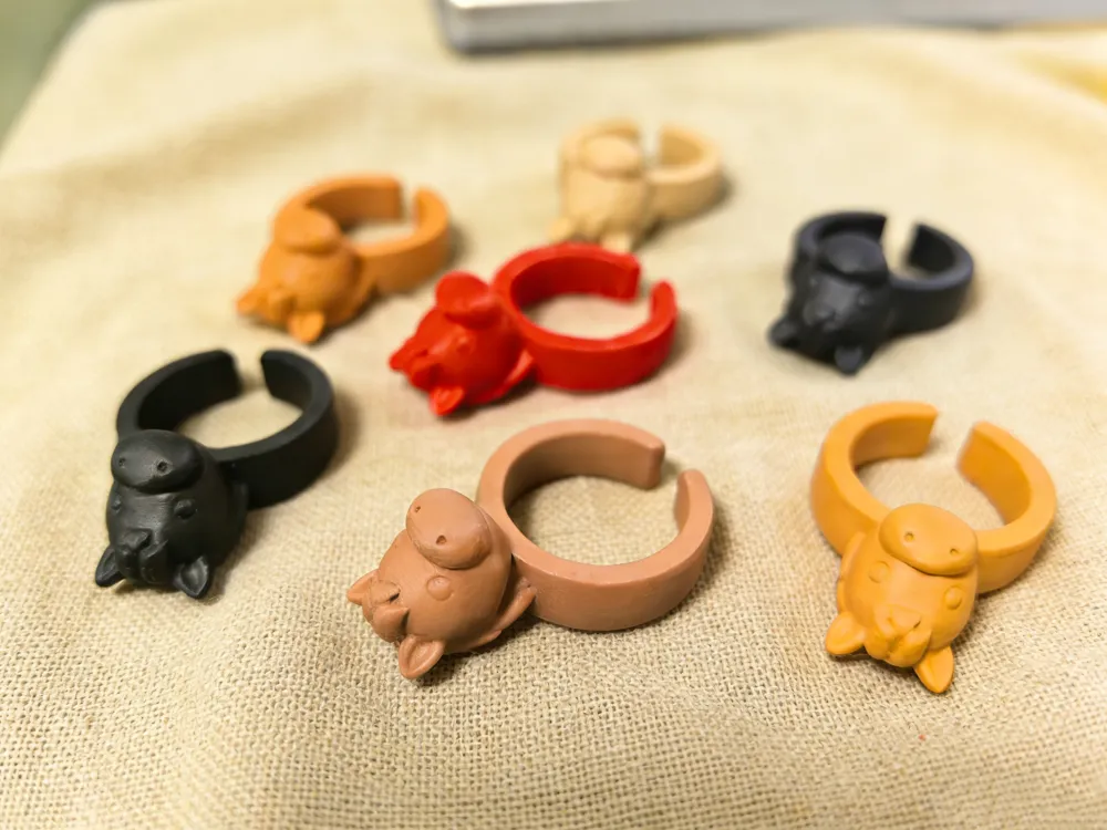 Child Soother: Cute Pony Ring (only 2g) - Free 3D Print Model - MakerWorld