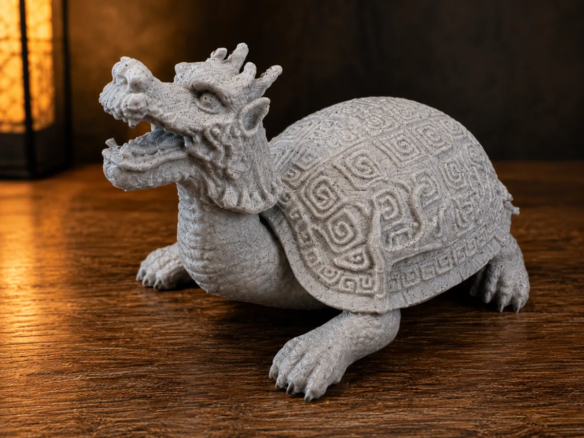 Chinese Dragon Turtle – Longgui Mythical Creature - Free 3D Print Model ...