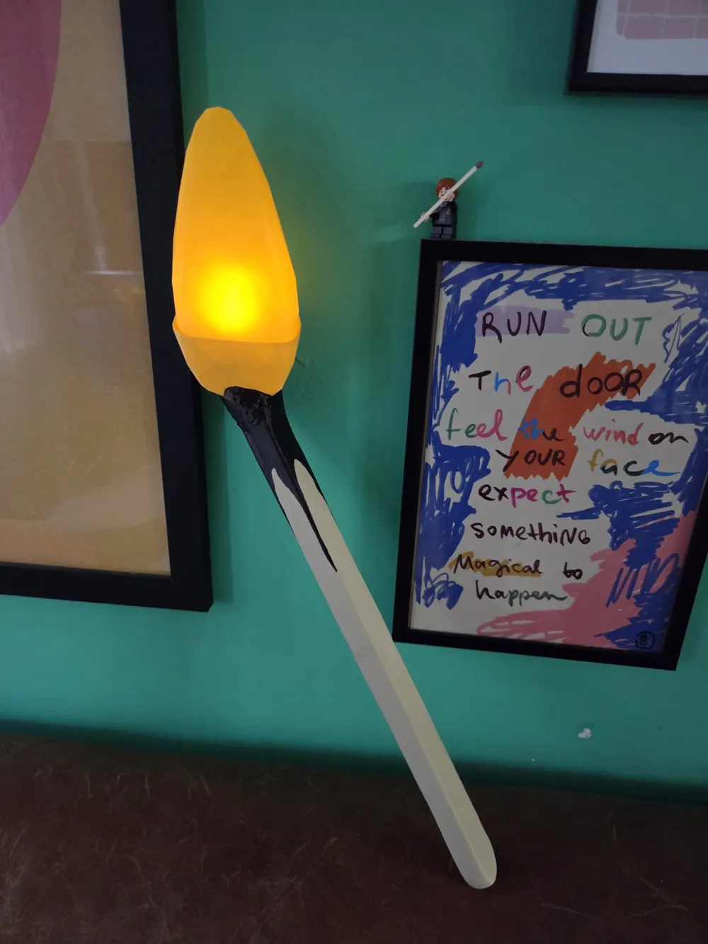 Giant Matchstick Torch - Free 3D Print Model - MakerWorld
