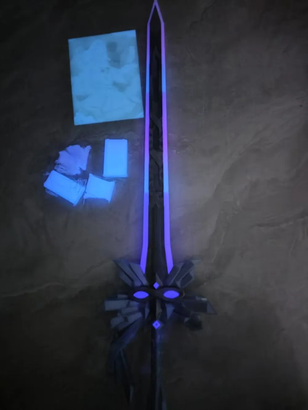 Genshin Impact - The Captain's Cryo Sword (Glow-in-the-Dark Version) by ...