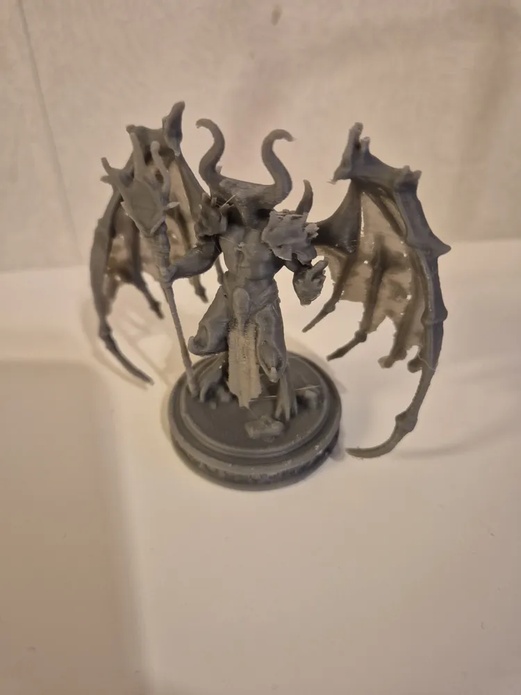 Demon with staff by Riften - MakerWorld