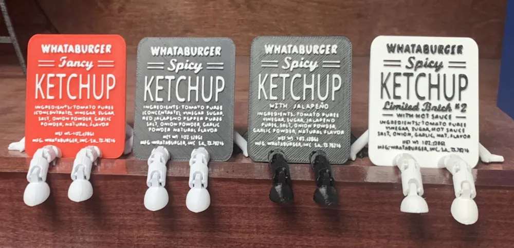 Whataburger Articulated Spicy Jalapeno Ketchup by RollsMakerWorld ...