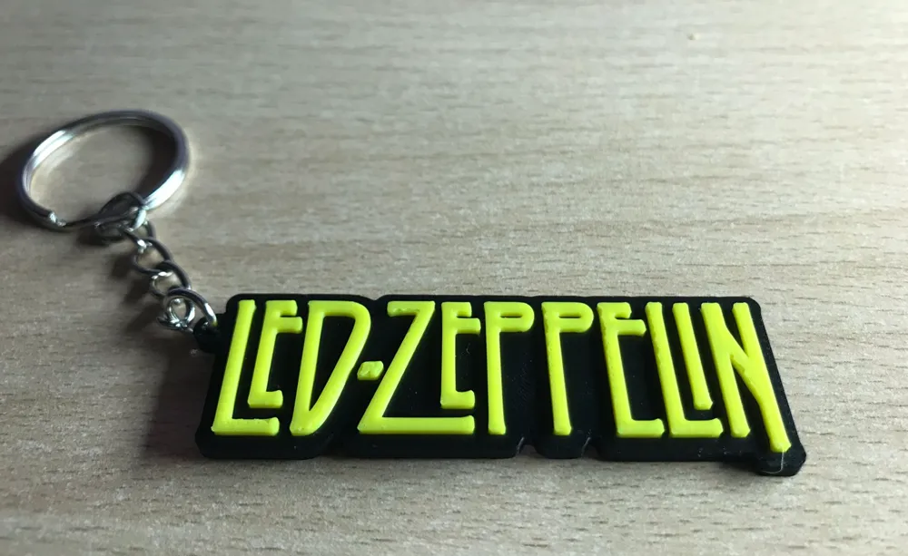 Led Zeppelin Keychain - Free 3D Print Model - MakerWorld