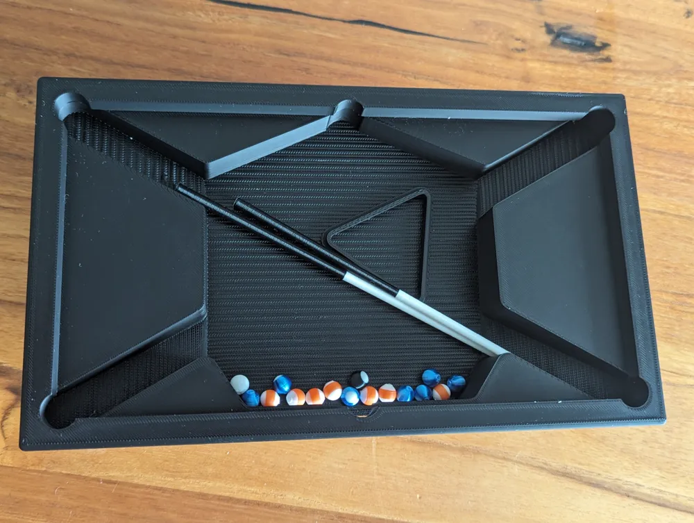 Playable Mini Billiards Table by DHCDLT - MakerWorld