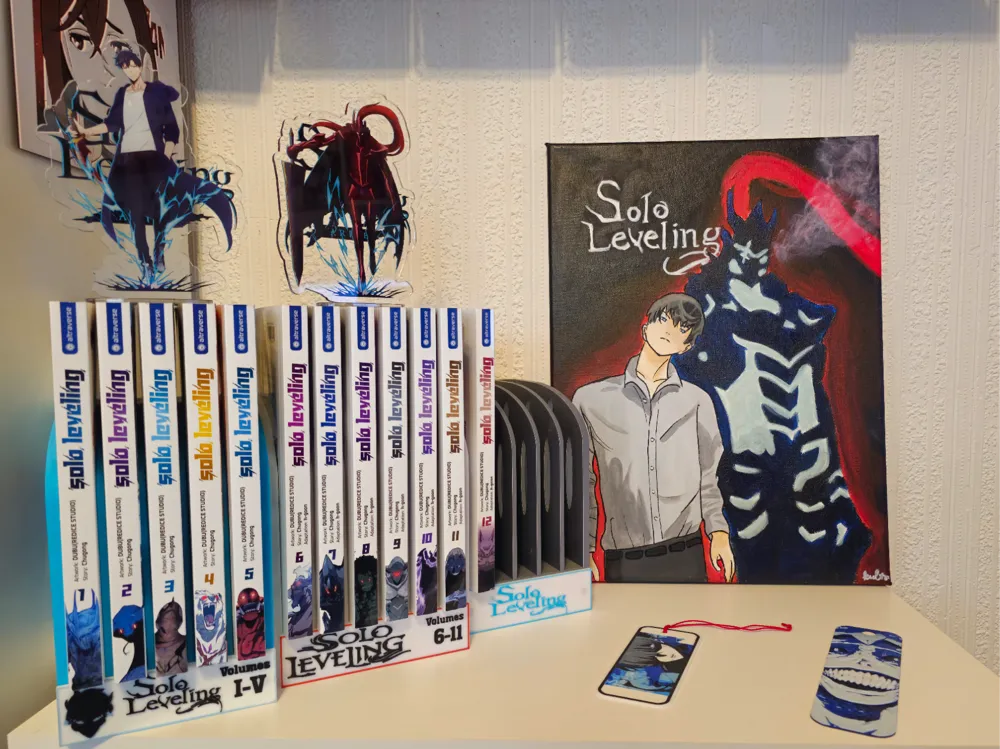 Solo Leveling Manhwa Display Stand - Free 3D Print Model - MakerWorld