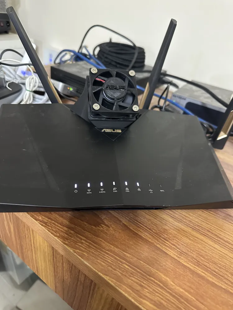 ASUS Router 88U family cooling fan Remixed by UoAoE3D - MakerWorld