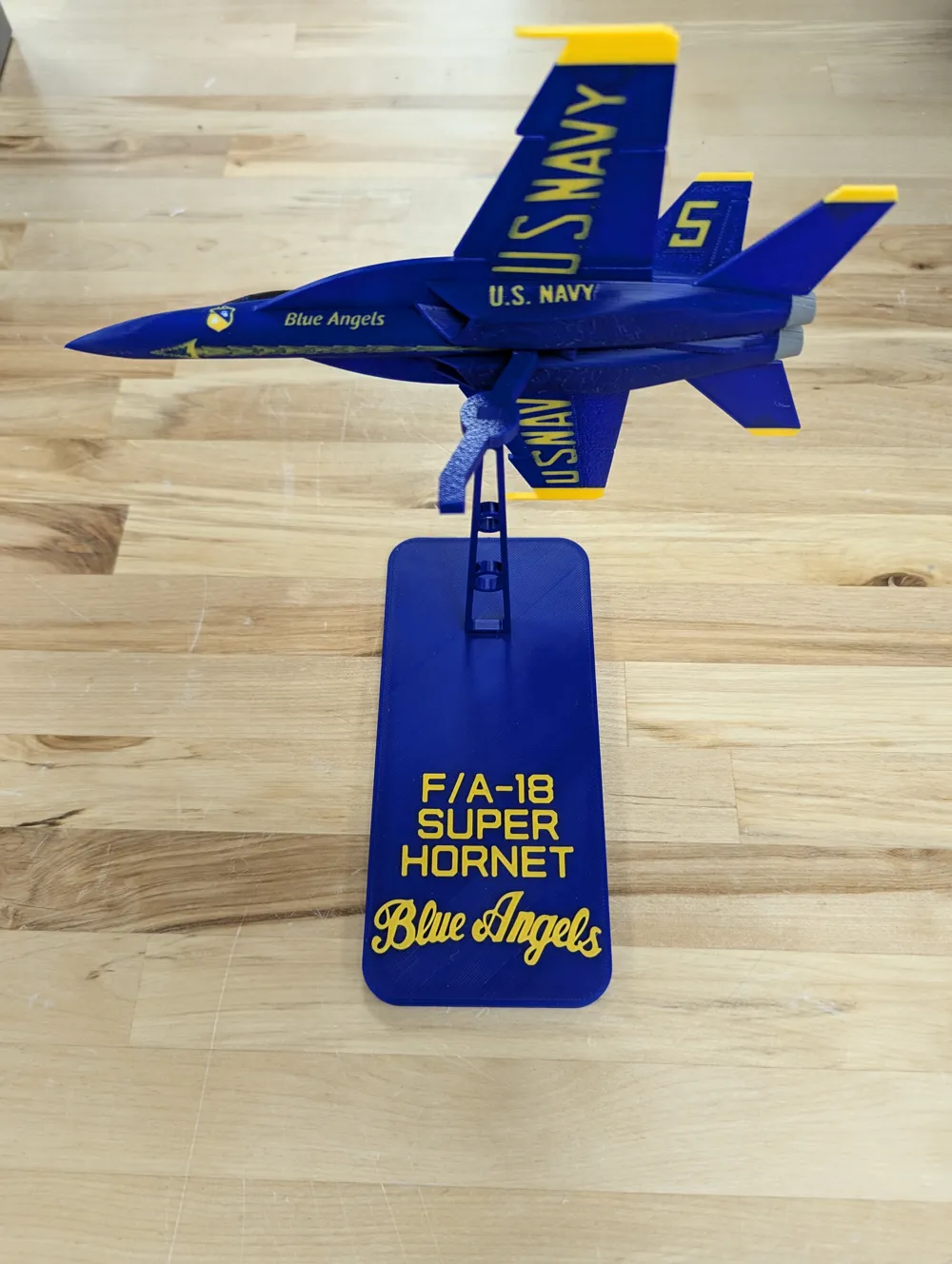 Knife Edge Pass stand for Blue Angels F/A-18 - Free 3D Print Model ...