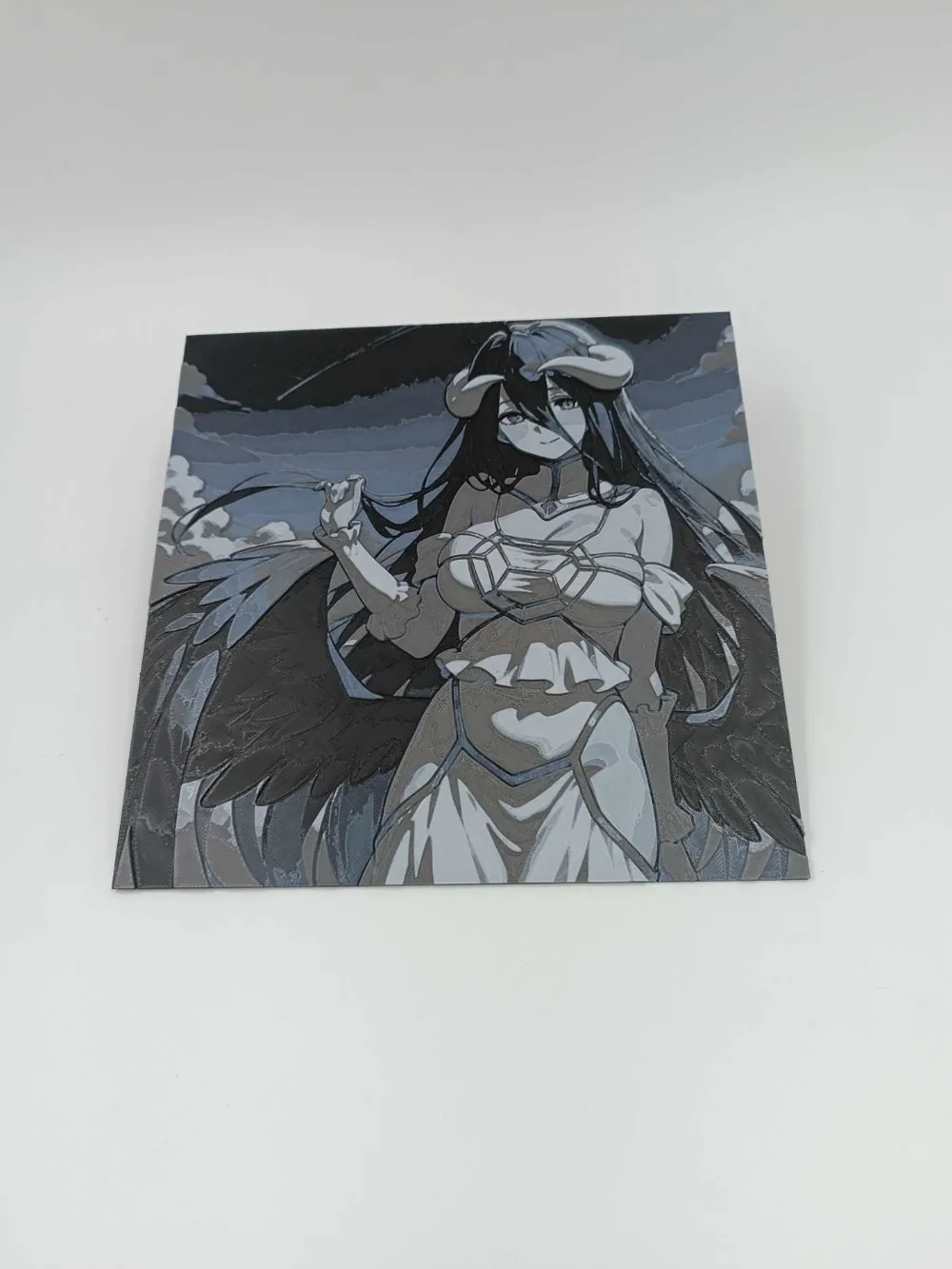 Overlord Albedo, Overlord Anime v2 - Hueforge by drakeforge3d - MakerWorld