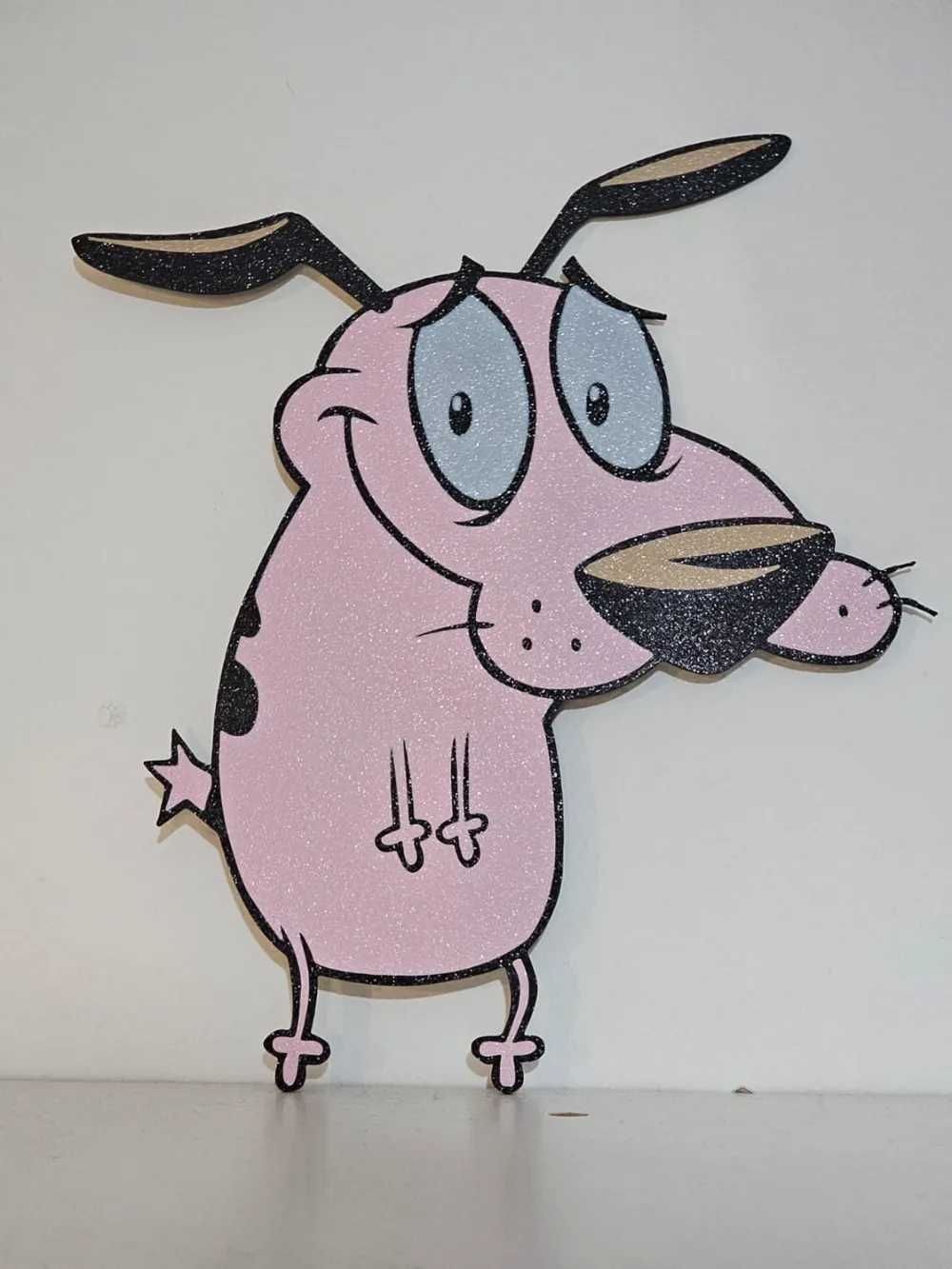 Courage The Cowardly Dog Wall Art by Jan Design - MakerWorld