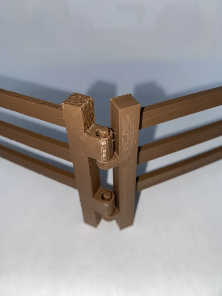 Schleich Toy Fence, Easily Interlocking Gate Remixed by Elbwärts ...