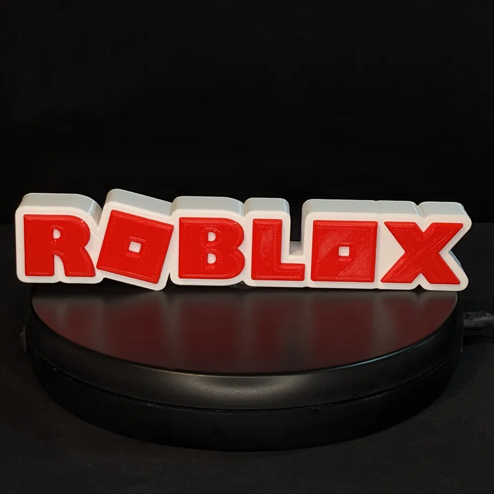 Roblox Logo Letters Table Stand by HansPrints - MakerWorld