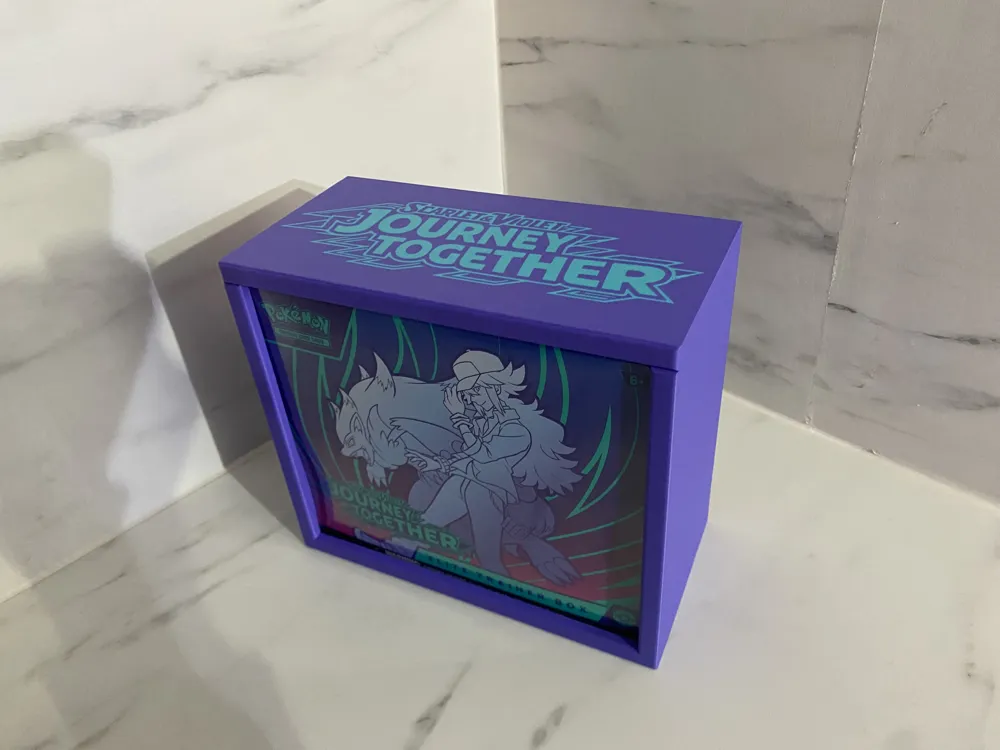 pokemon ETB box protector case Journey Together - Free 3D Print Model ...