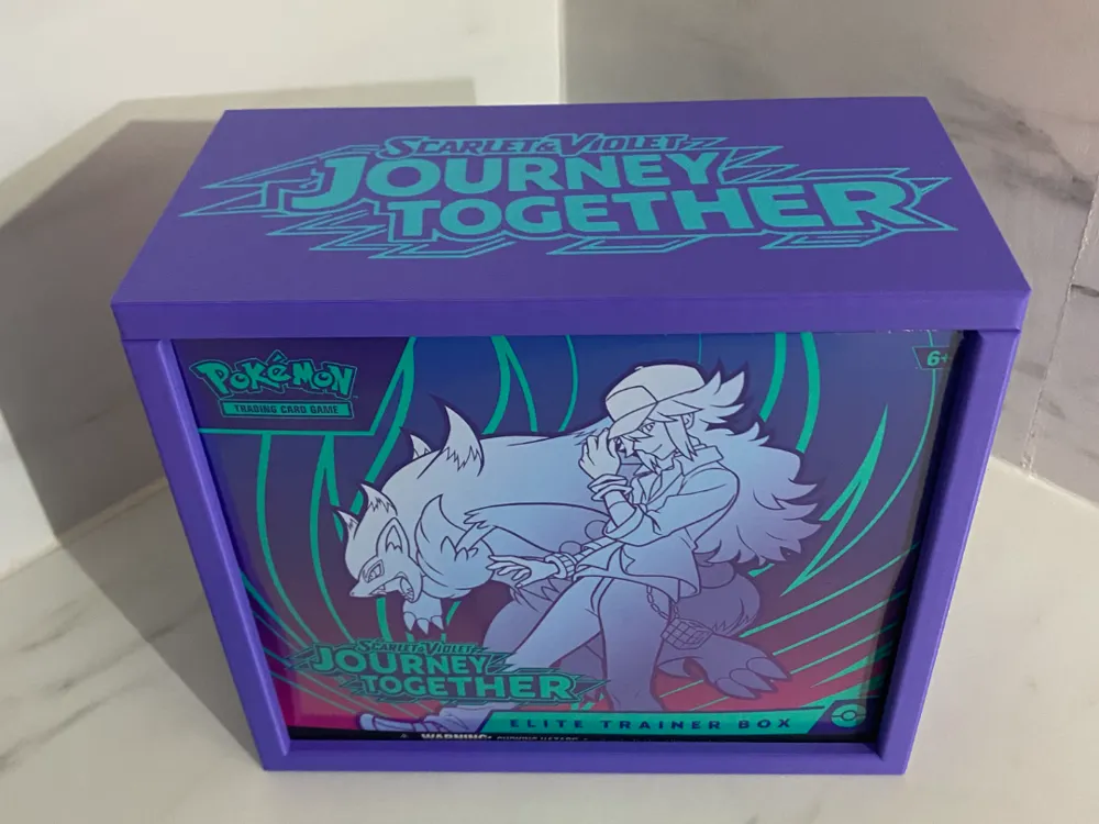 pokemon ETB box protector case Journey Together - Free 3D Print Model ...