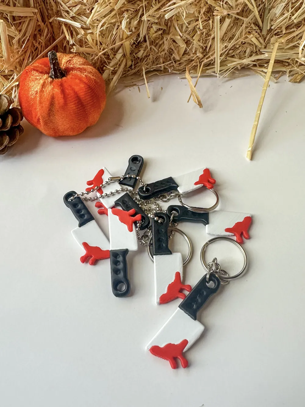 Bloody Knife Keychain, Multi-Color PLA Charm | AMS - Free 3D Print ...