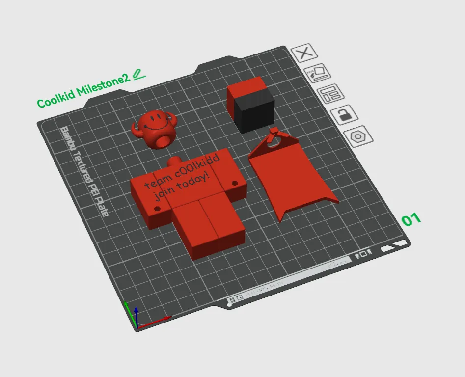 Roblox Forsaken Team Coolkid Milestone2 minifigure - Free 3D Print ...