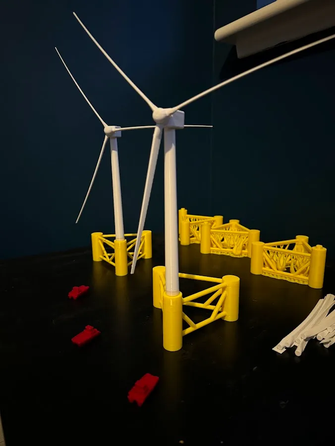 Wind Turbine Model Scaled and Realistic 15MW by NorcoT MakerWorld ...