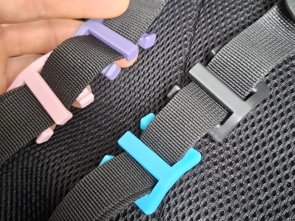 Backpack strap clip by little solutions MakerWorld: Download Free 3D Models