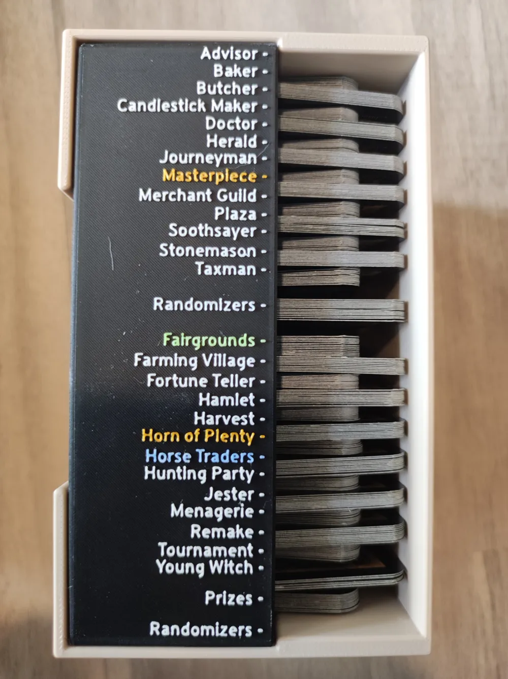 Ultra Compact Dominion Card Box (Nocturne) by Frack The Snail ...