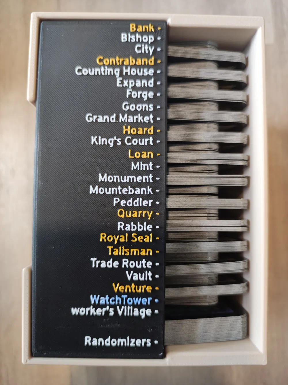 Ultra Compact Dominion Card Box (Nocturne) by Frack The Snail ...