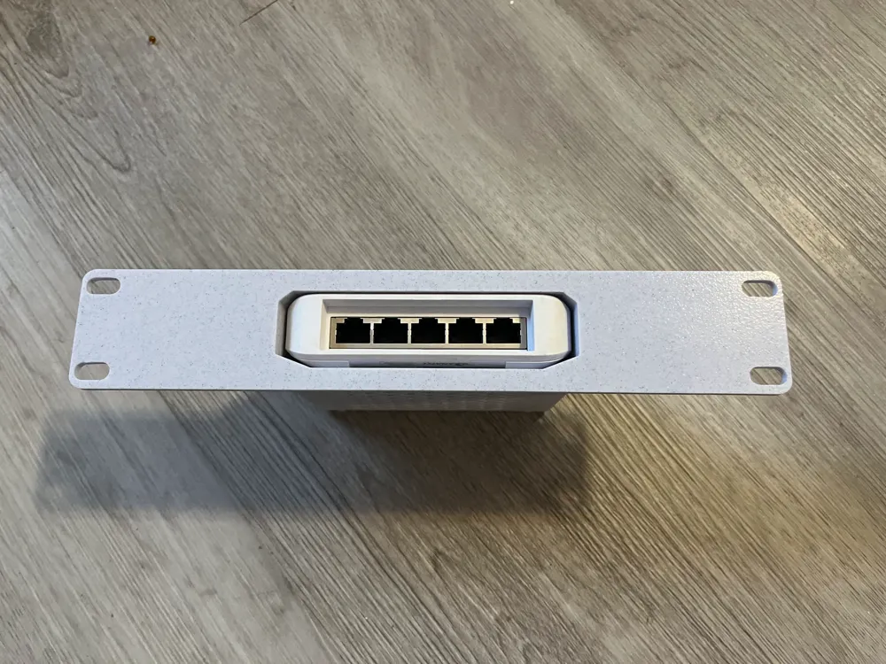 UniFi Switch USW-FLEX 10-Inch Rack mount - Free 3D Print Model - MakerWorld