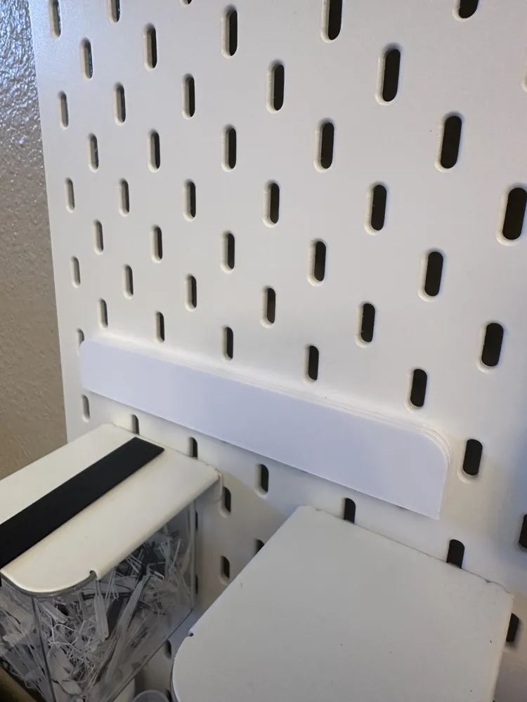 A1 mini Build Plate Mount for Ikea Skadis - Free 3D Print Model ...