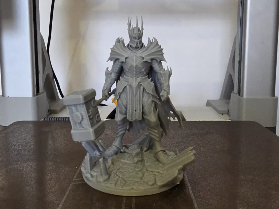 Morgoth Bauglir with Grond - The First Dark Lord - Free 3D Print Model ...
