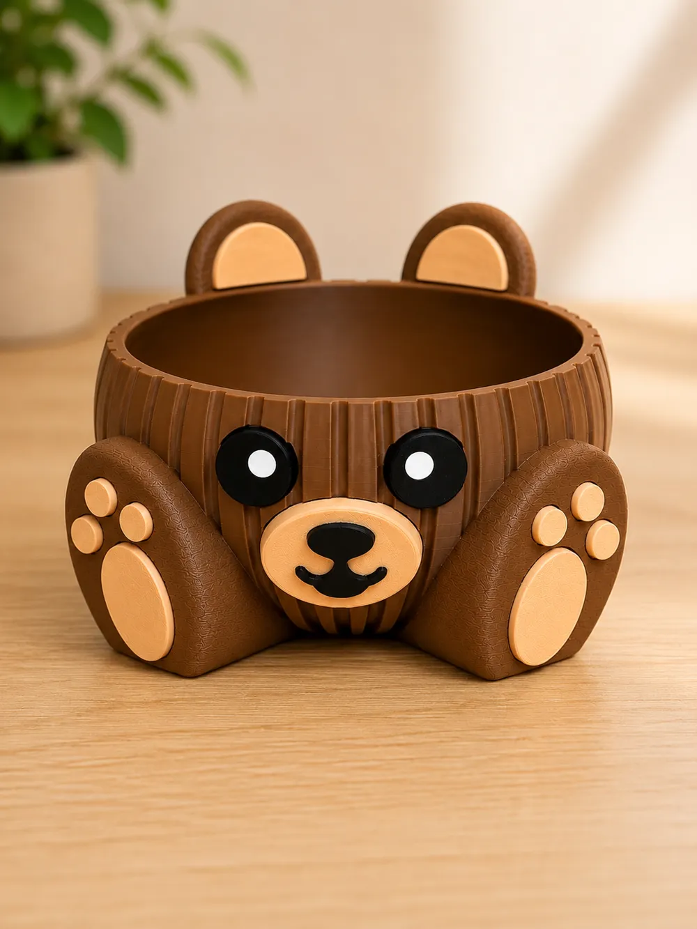 Bear Bowl – Cute Bear Bowl (without AMS) - Free 3D Print Model - MakerWorld