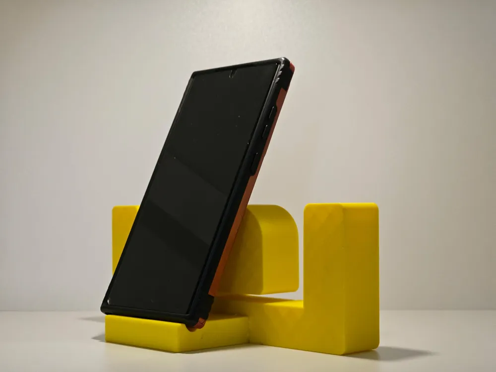 LSU Phone stand - Free 3D Print Model - MakerWorld
