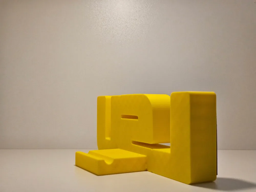 LSU Phone stand - Free 3D Print Model - MakerWorld