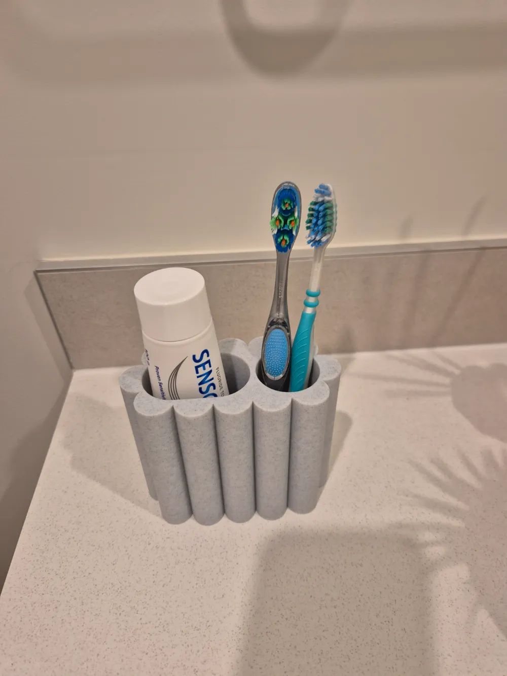 Simple Toothbrush/Toothpaste Holder by BeamIt Laser & CNC Designs ...