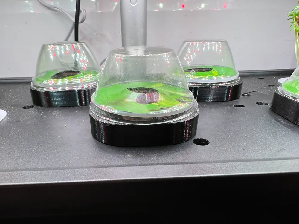 Nouri & Idoo 7 Pot Hydroponic System - Circle basket adapter by Craig96 ...