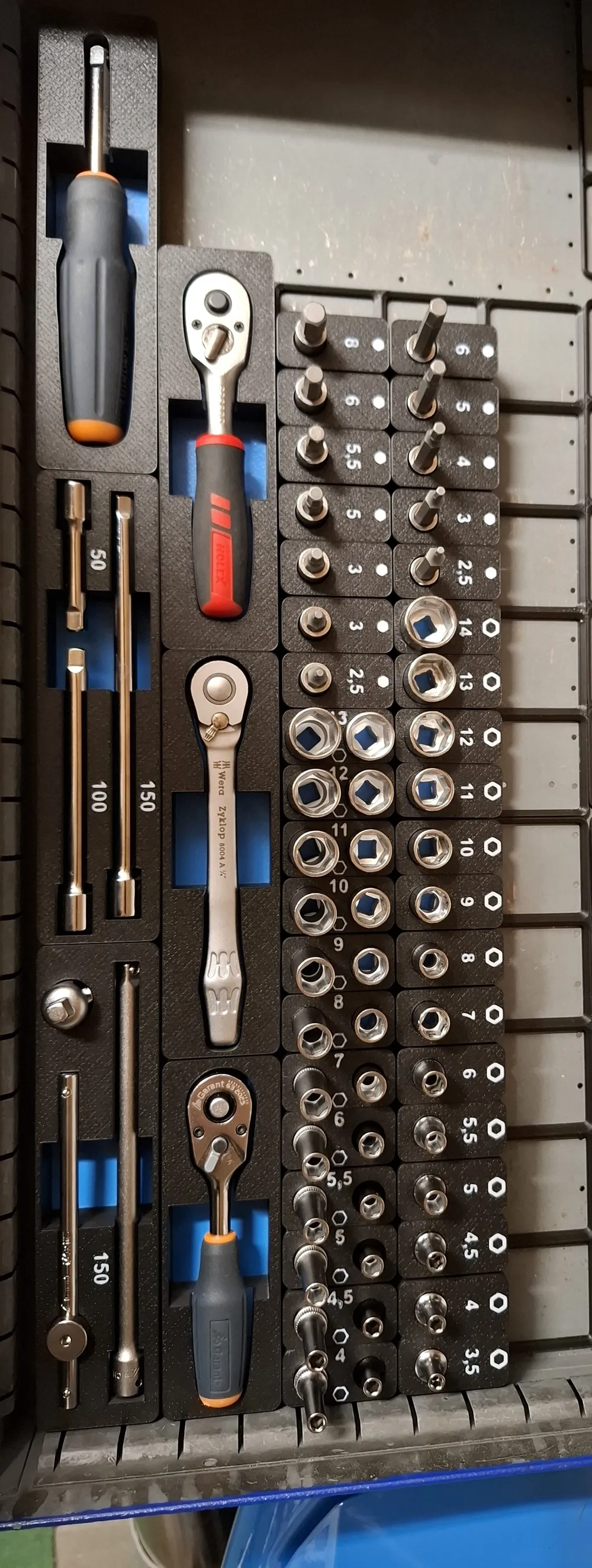 Gridfinity Puntas Allen largas y cortas de 1/4 de pulgada - Modelo de ...