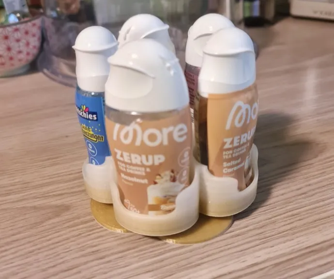 More ZERUP Syrup Bottle Stand (10 Bottle Capacity) - Free 3D Print ...