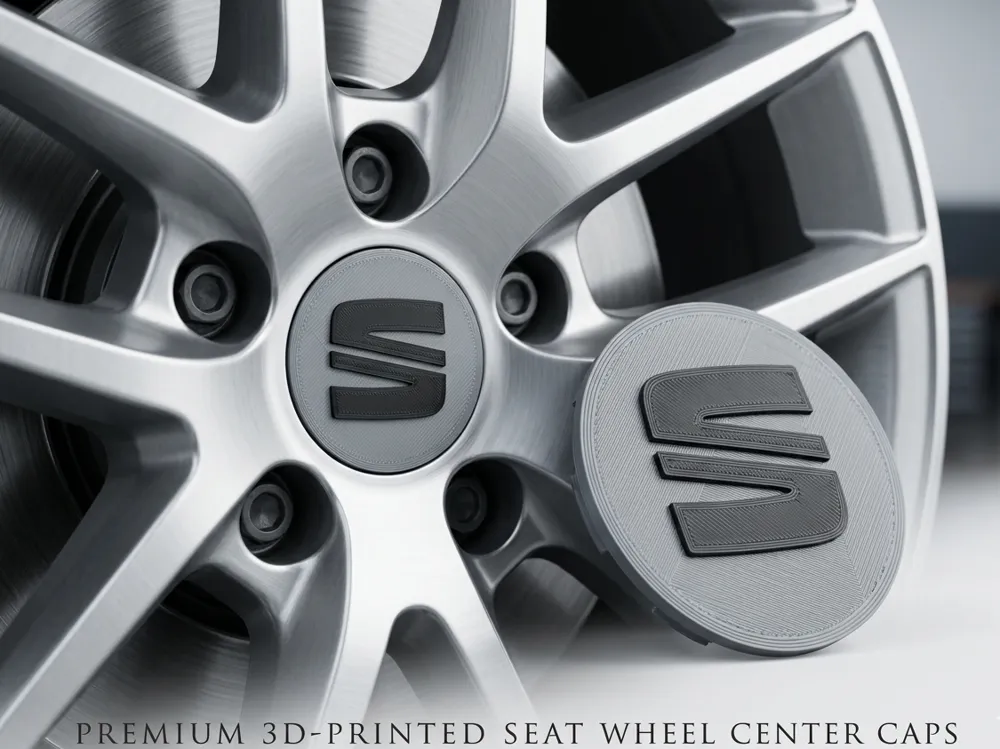 Seat Wheel Center Cap 54mm | 3D Print STL - Free 3D Print Model ...