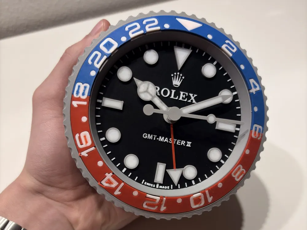 Rolex Desk Clock - Free 3D Print Model - MakerWorld