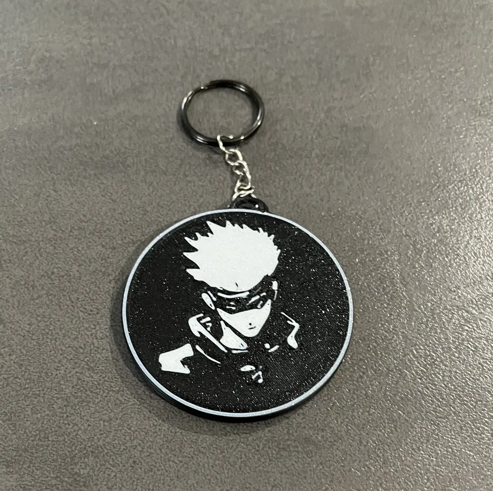 Satoru Gojo keychain - Free 3D Print Model - MakerWorld