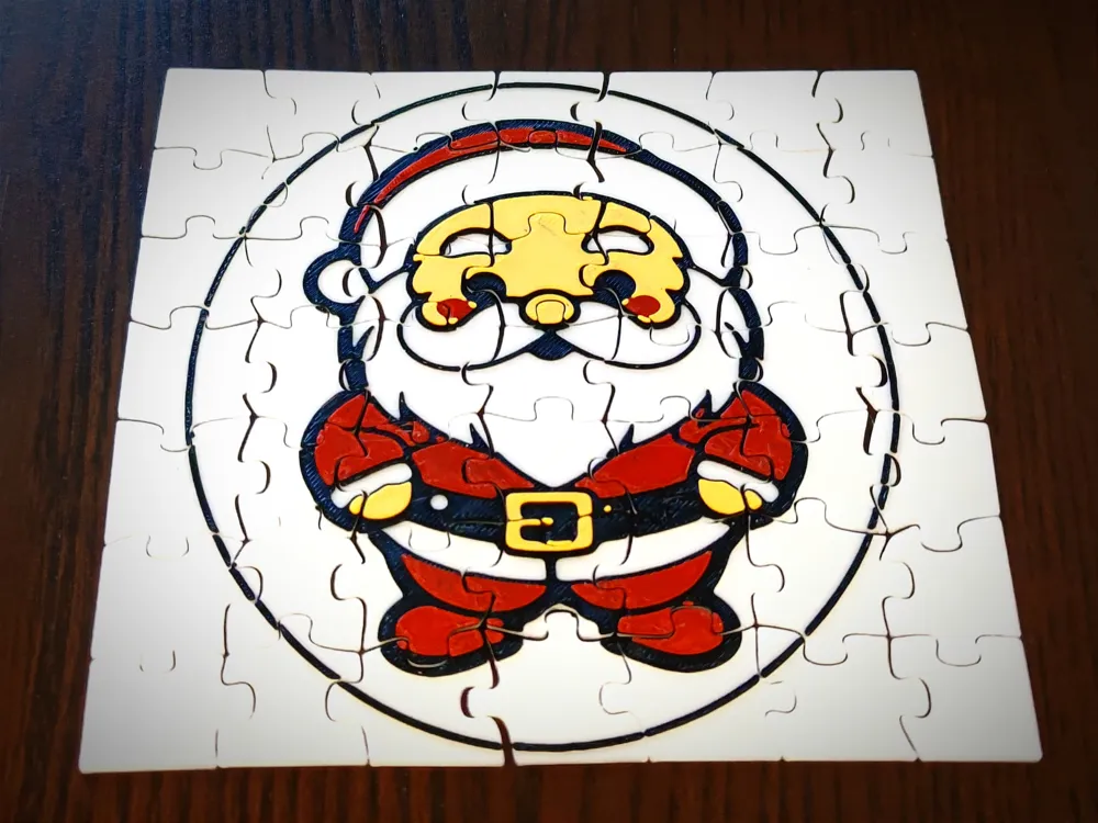 Santa Claus - The puzzle (49 pieces) by Archork - MakerWorld