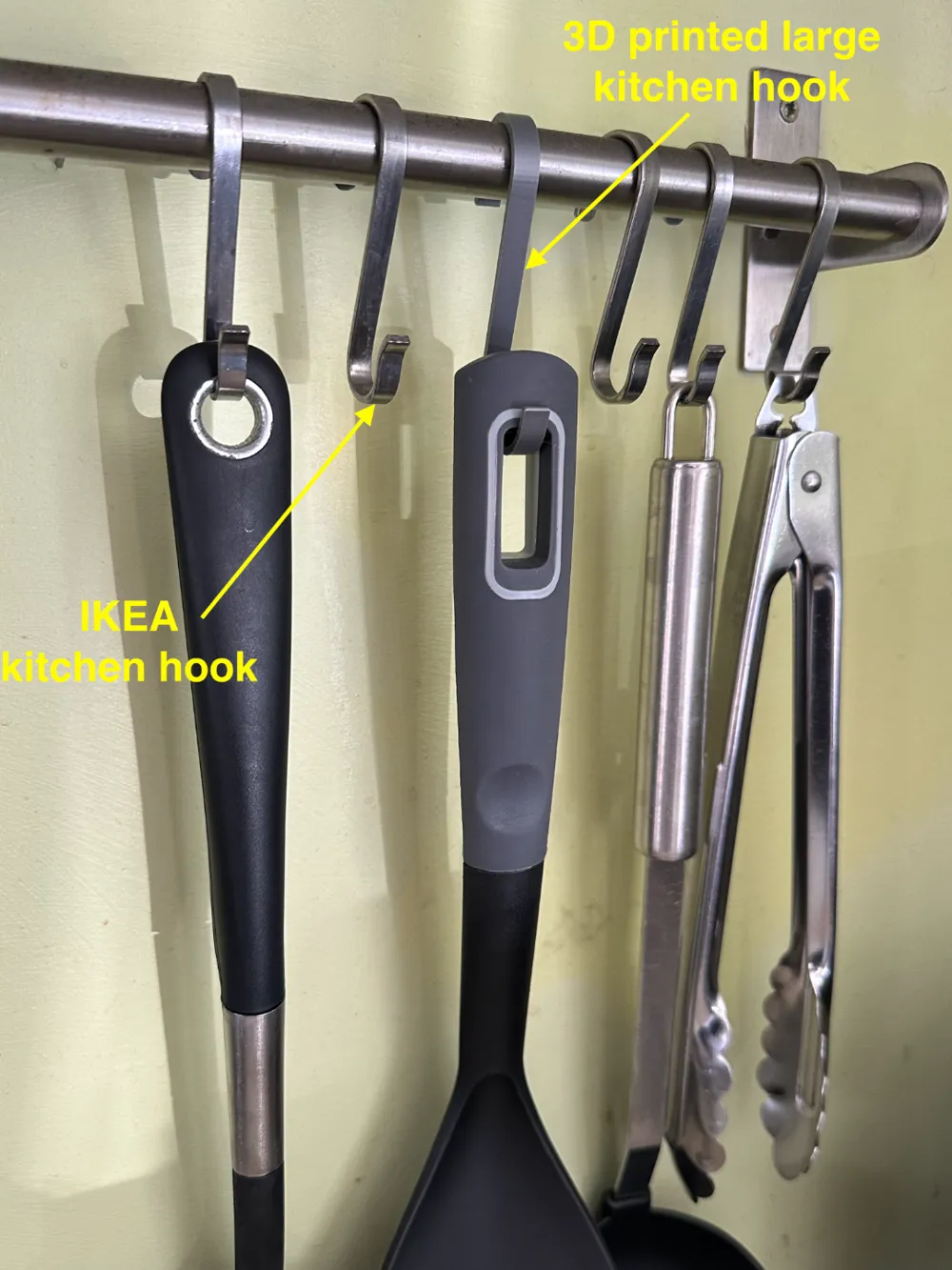 IKEA Kitchen S Hook Large by Tung - MakerWorld