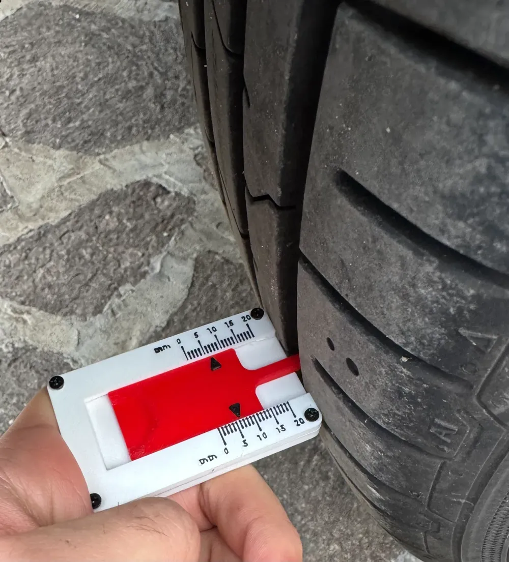 Tyre tread depth measuring tool V2 - REWORKED by matteomastro98 ...