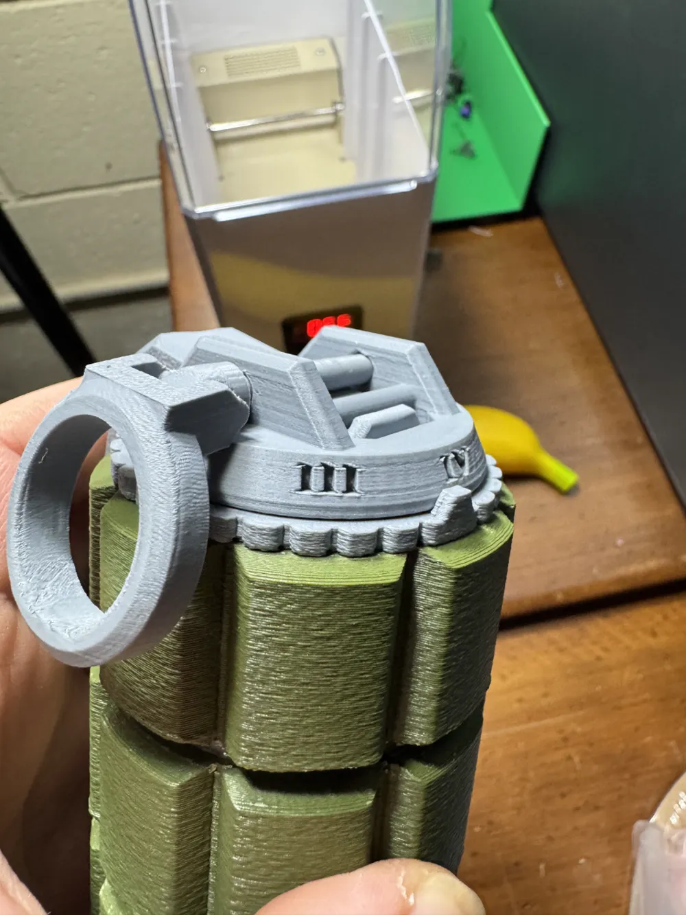 WH40K - Frag Grenade Prop for AMS Print-in-place by ratjob MakerWorld: Download Free 3D Models