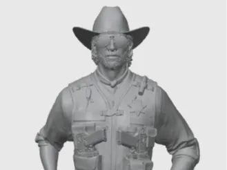 chuck norris figure by madmarkdavies - MakerWorld