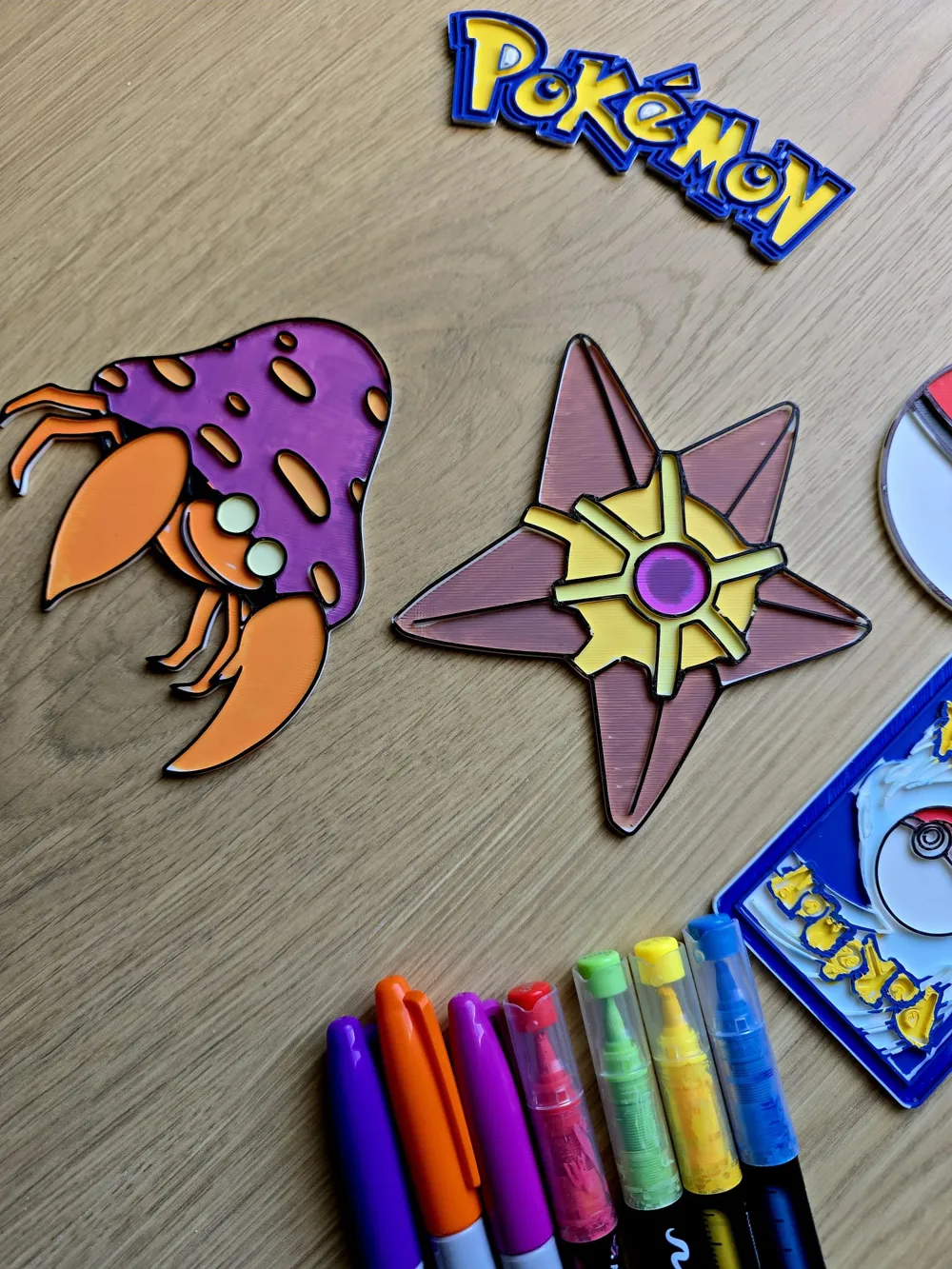 Pokemon Staryu Parasect DIY Coloring Pack by Merilno3DMakerWorld ...