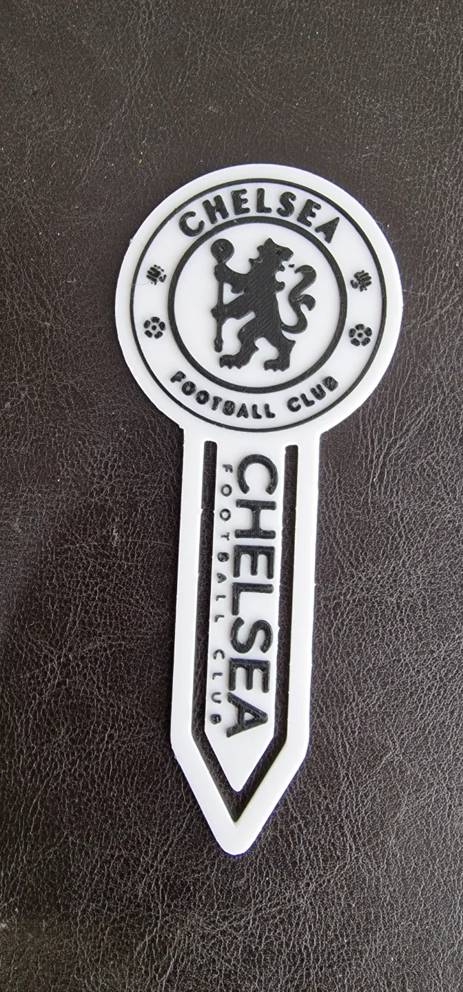 Chelsea bookmark Marcador de libros Chelsea by darvil66 - MakerWorld