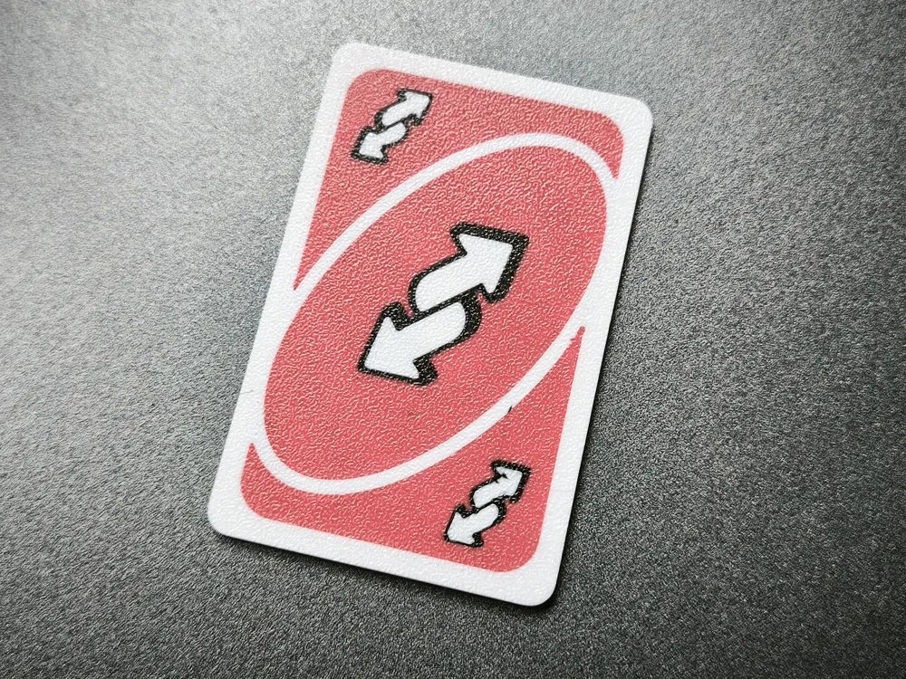 Uno Reverse Card (2 Sided) by Luke_AFUS MakerWorld: Download Free 3D Models