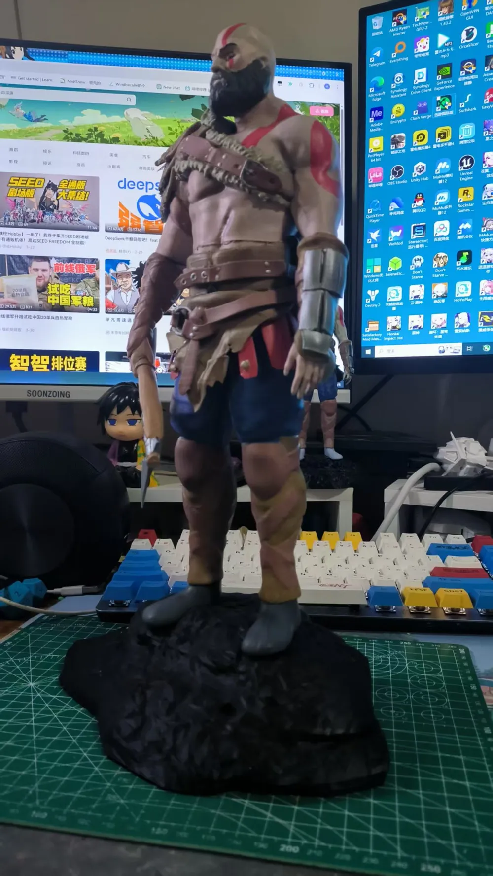 Kratos God of War - Free 3D Print Model - MakerWorld