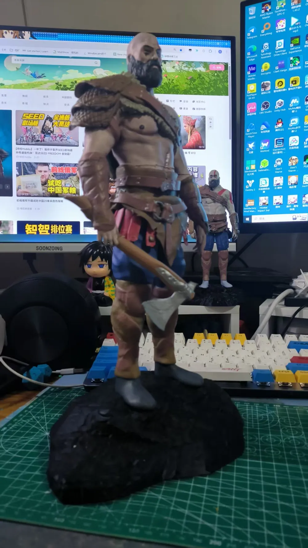 Kratos God of War - Free 3D Print Model - MakerWorld