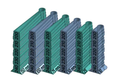 Temp-Speed-Tower mini (Calibration Tower) by KojotE MakerWorld ...