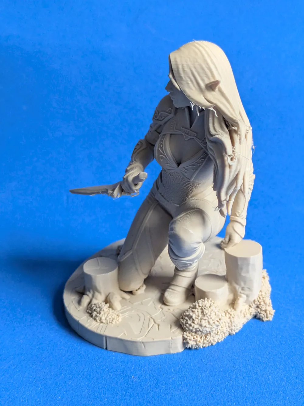 female elf thief miniatur - Free 3D Print Model - MakerWorld
